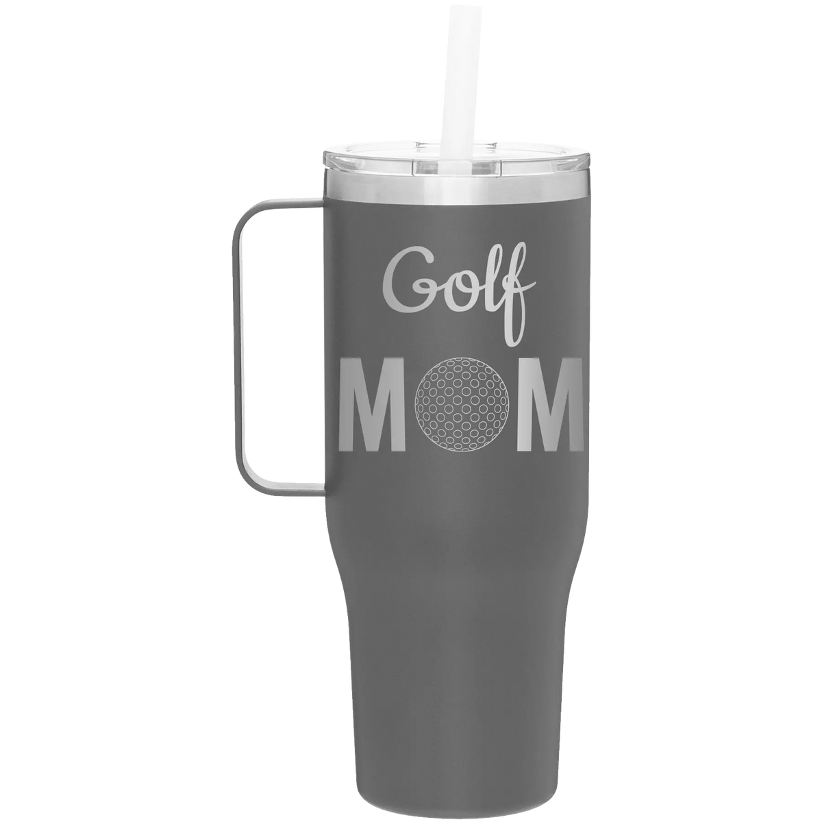 Personalized Mom Golf2 40 oz Tumbler Mug - Slate | Iconic Imprint