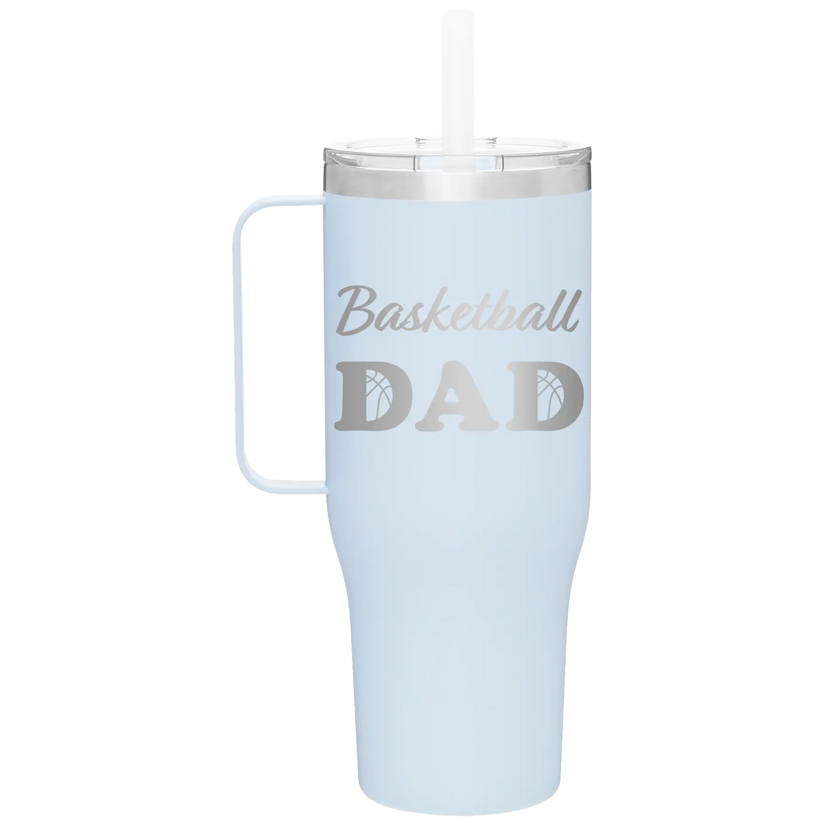 Personalized Basketball Dad2 40 oz Tumbler Mug - Landfall | Iconic Imprint