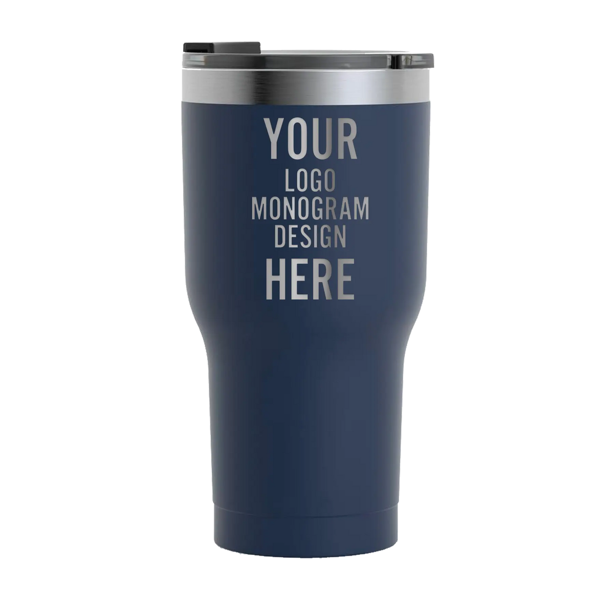 Personalized RTIC 20 oz Tumbler - Matte Navy | Iconic Imprint