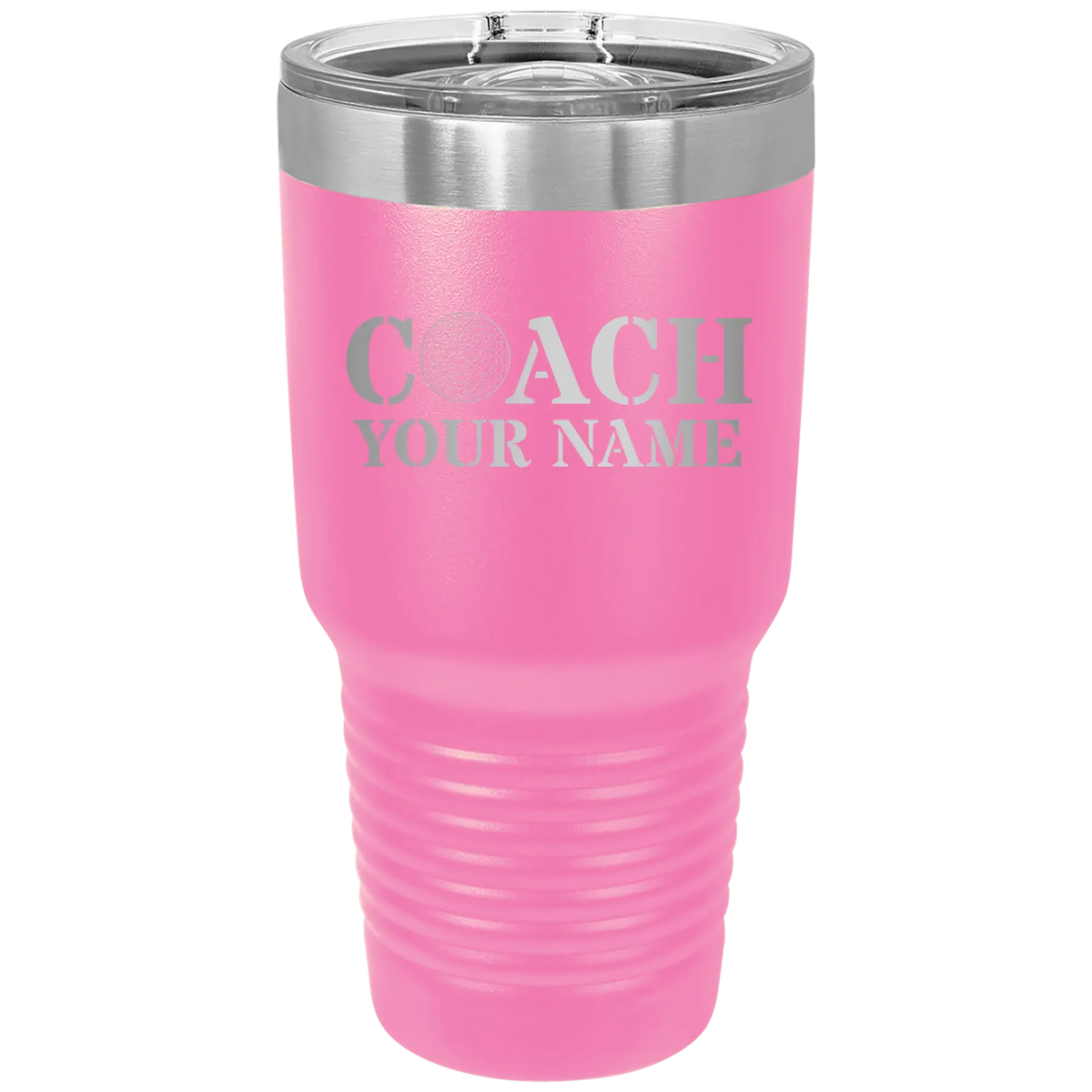 Personalized Coach Golf 30 oz Tumbler - Pink | Iconic Imprint