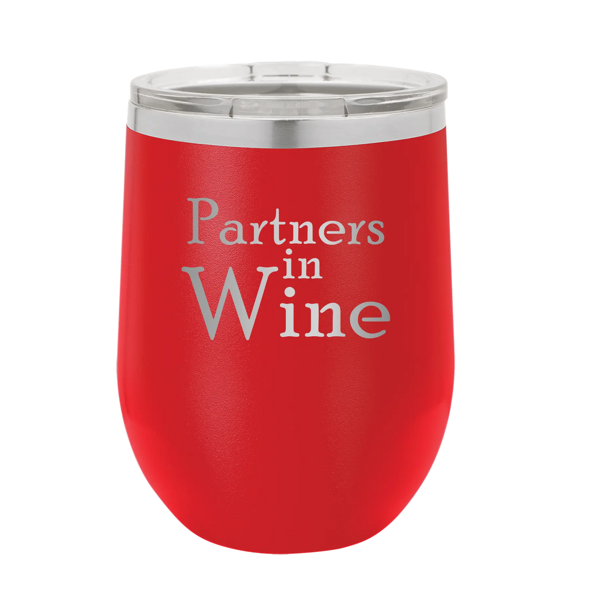 Personalized Partners in Wine Wine Cup - Red | Iconic Imprint
