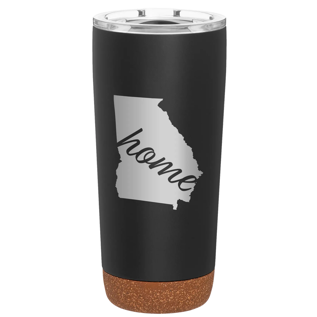 Personalized Georgia Home 20 oz Tumbler - Black | Iconic Imprint