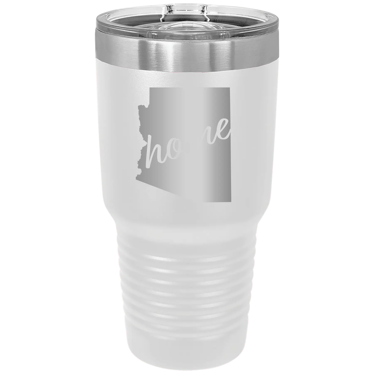 Personalized Arizona Home 30 oz Tumbler - White | Iconic Imprint