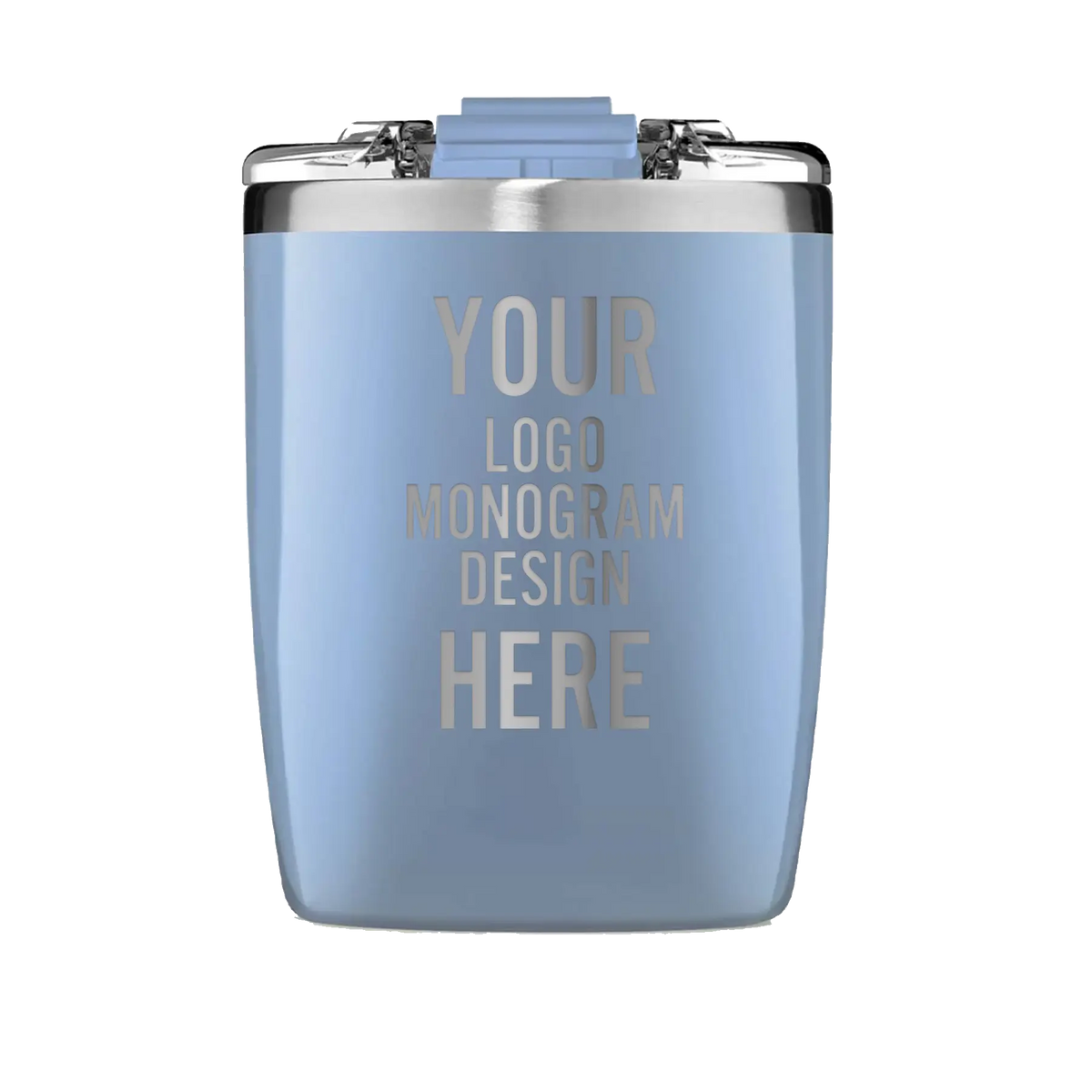 Personalized BruMate 12 oz Rocks Tumbler MUV - Denim | Iconic Imprint