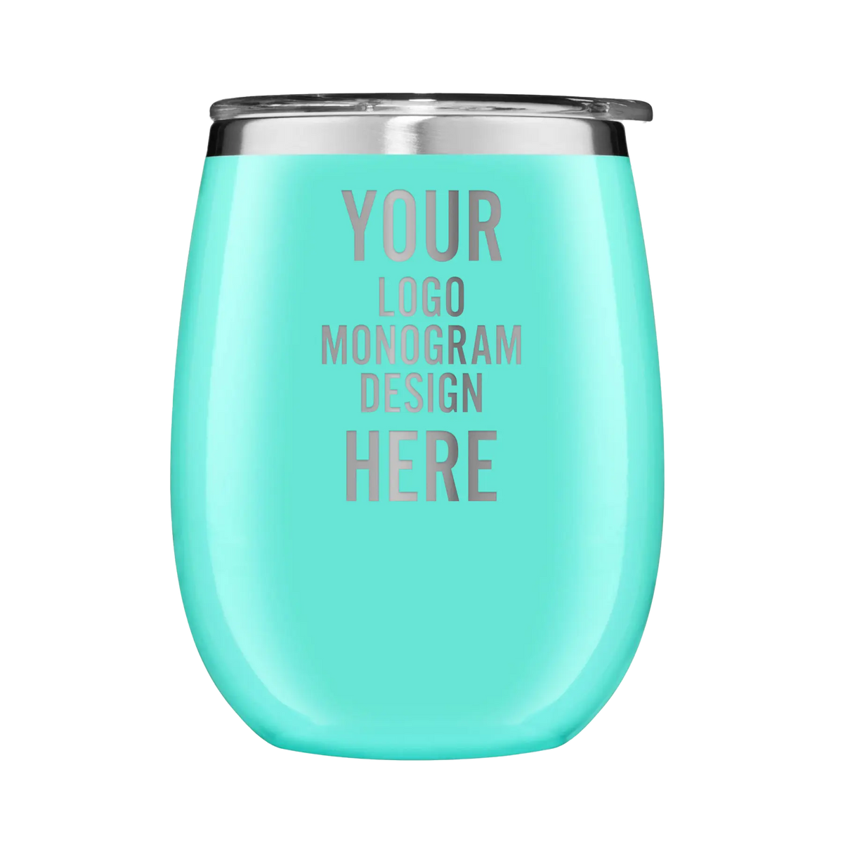 Personalized BruMate Uncork'd 14 oz Wine Cup MUV - Aqua Blue | Iconic ...