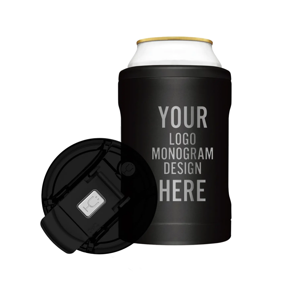 Personalized BruMate Hopsulator Duo 2-in-1 MUV - Matte Black | Iconic ...