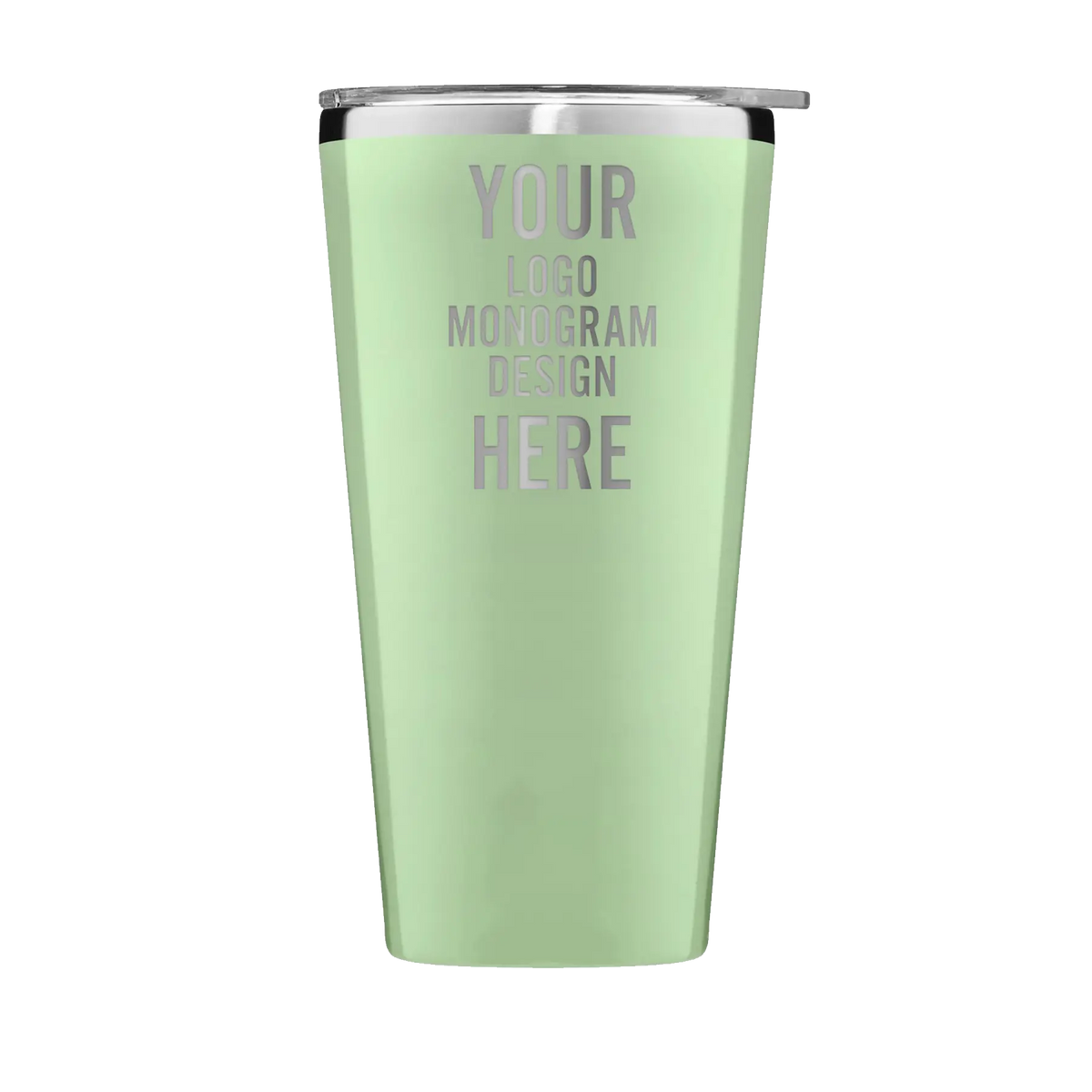 Personalized BruMate Imperial 20 oz Pint Tumbler - Light Olive | Iconic ...