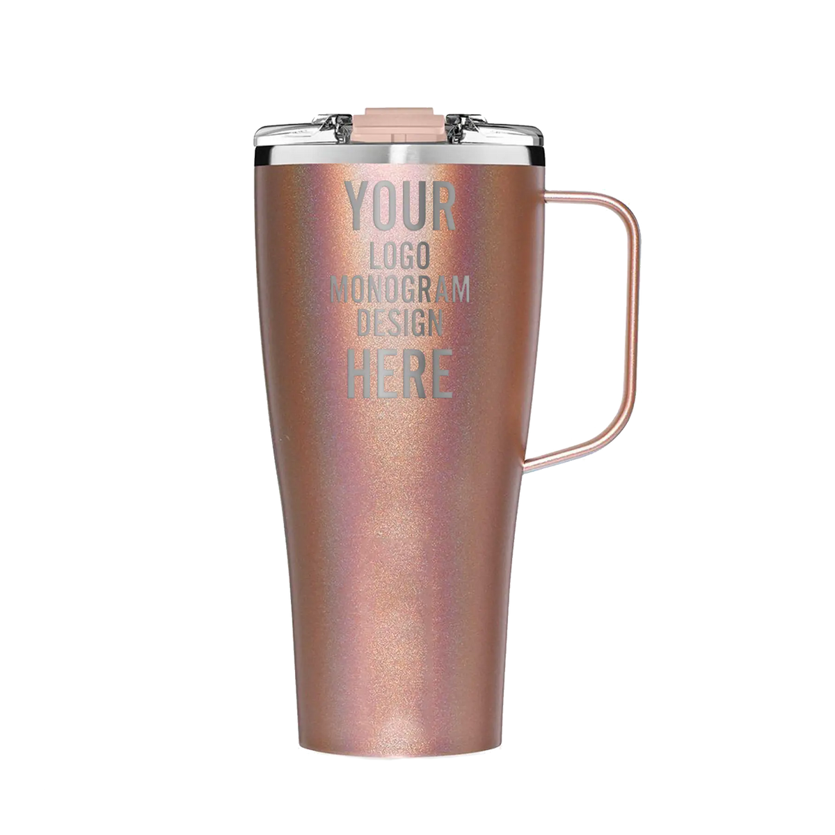 Personalized BruMate Toddy XL 32 oz Mug - Rose Gold | Iconic Imprint