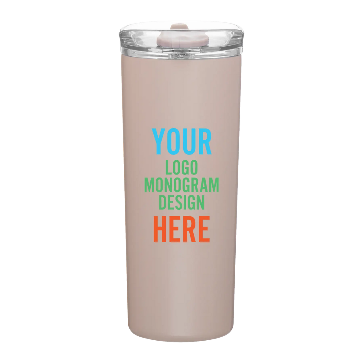 Personalized h2go Petal 20.9 oz Tumbler - Mink Matte | Iconic Imprint