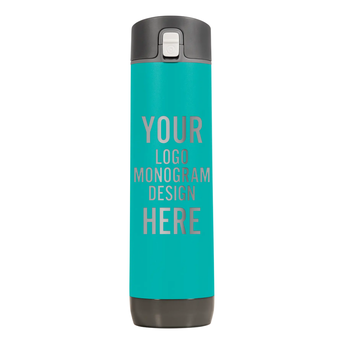 Personalized Hidrate 21 oz Smart Water Bottle with Chug Lid - Sea Glass ...