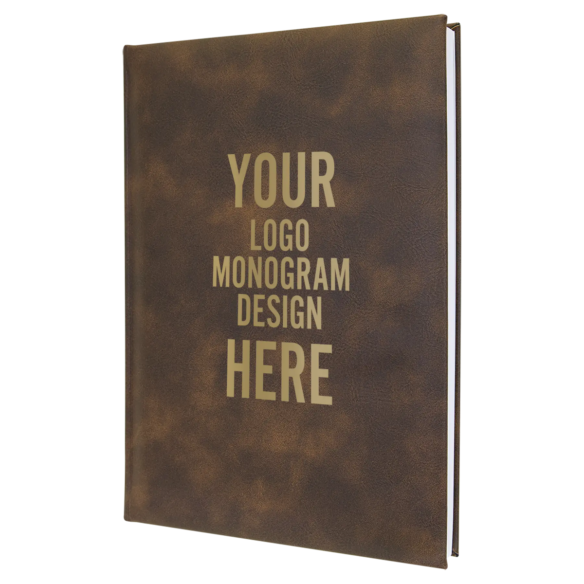 Personalized Leatherette Journal 7" x 9.75" (Lined Pages) - Rustic ...