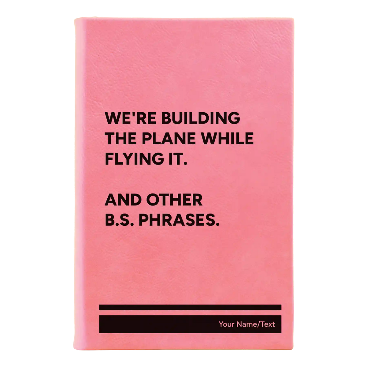 Personalized We're Building The Plane While Flying It. And Other B.S ...