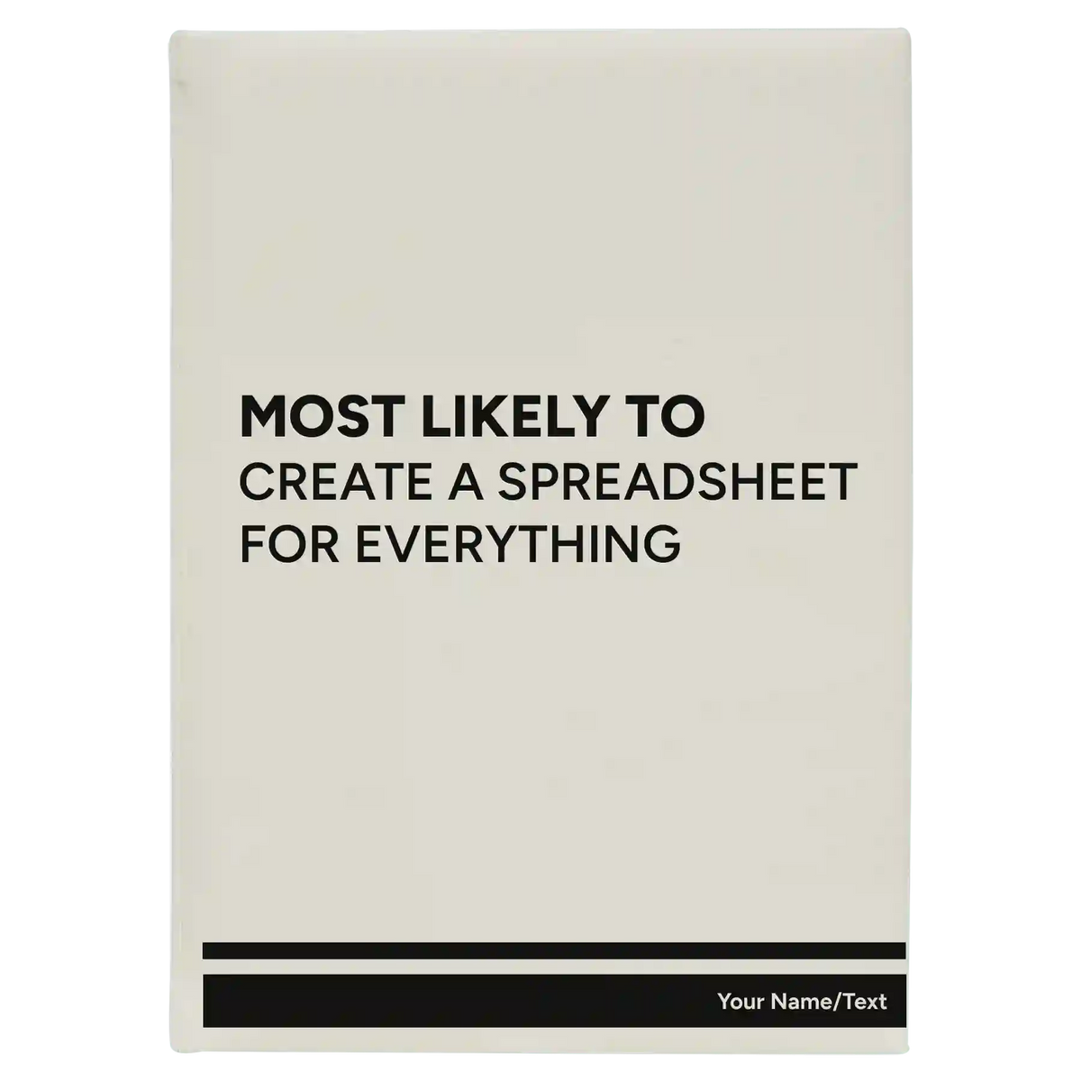 Personalized Create a Spreadsheet Leatherette Sketch Book (large ...