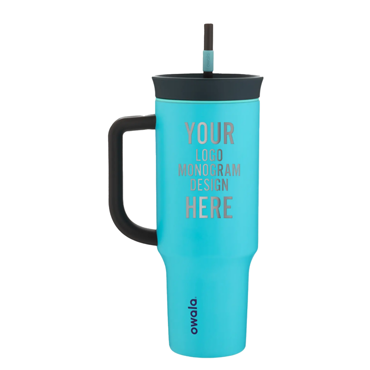 Custom Etched Owala 40 oz Tumbler in Splash Zone | Iconic Imprint