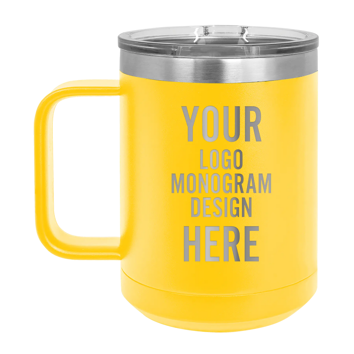 Personalized Polar Camel 15 oz Mug - Yellow | Iconic Imprint