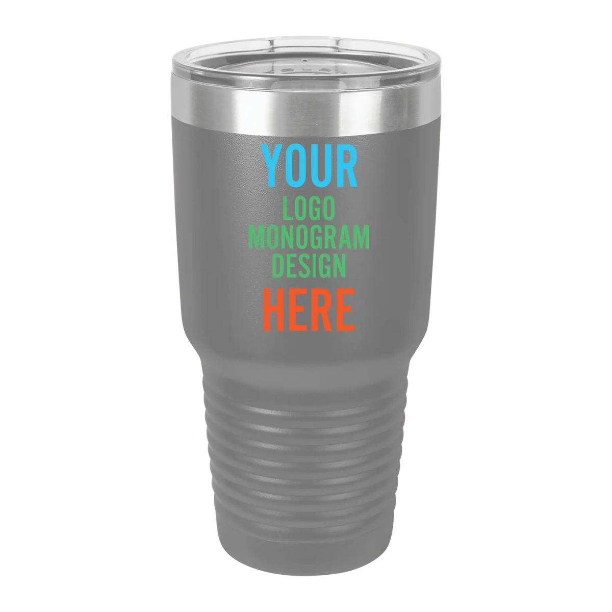 Personalized Polar Camel 30 oz Tumbler - Dark Gray | Iconic Imprint