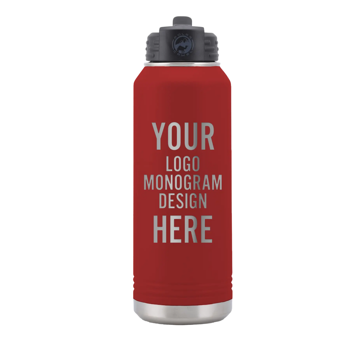 Personalized Polar Camel 32 oz Water Bottle - Maroon | Iconic Imprint