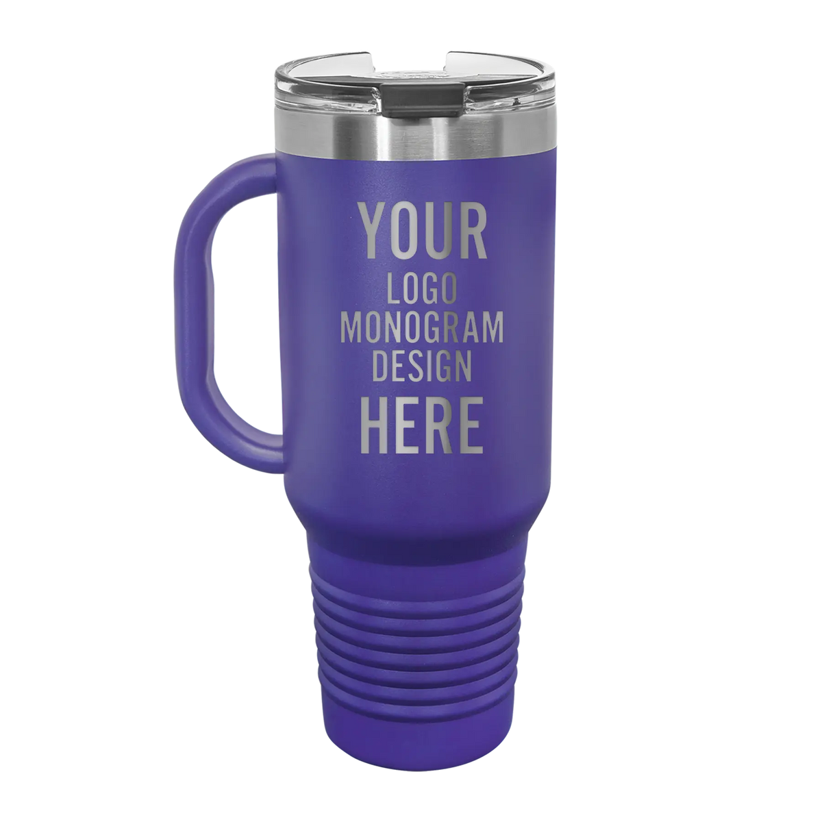 Personalized Polar Camel 40 oz Travel Mug - Purple | Iconic Imprint