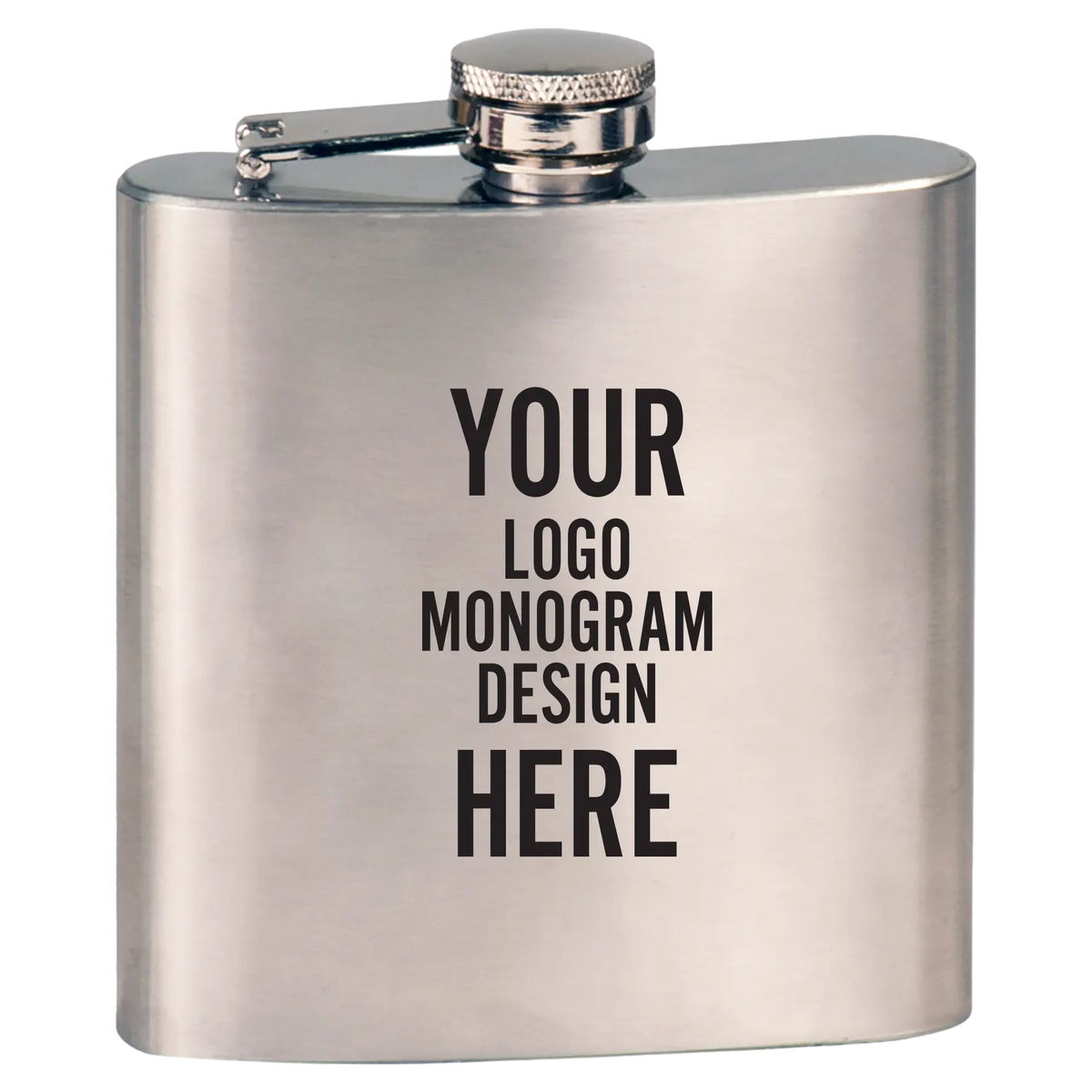 Personalized Polar Camel 6 oz Hip Flask - Stainless | Iconic Imprint