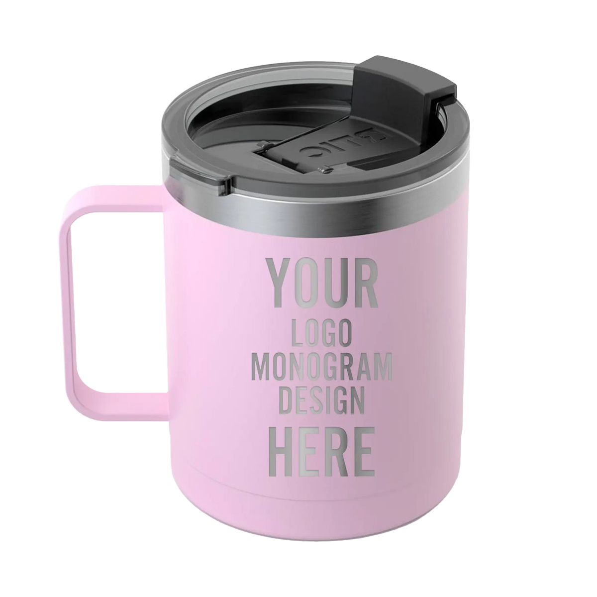 Personalized RTIC 12 oz Coffee Mug - Matte Flamingo | Iconic Imprint