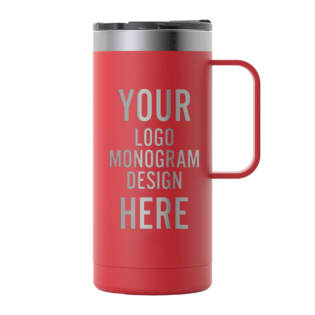 Personalized RTIC 16 oz Travel Mug - Cardinal | Iconic Imprint