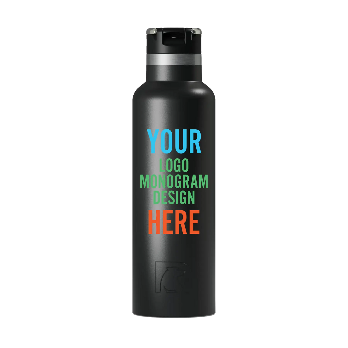 Personalized RTIC 20 oz Journey Water Bottle - Navy | Iconic Imprint