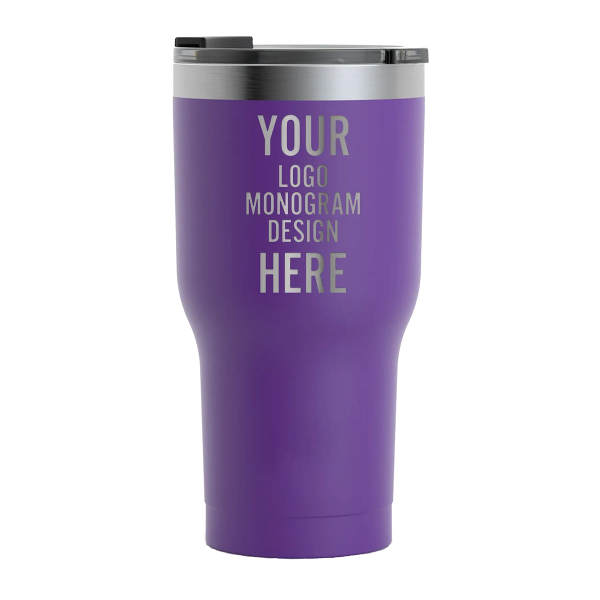 Personalized RTIC 20 oz Tumbler - Matte Majestic Purple | Iconic Imprint
