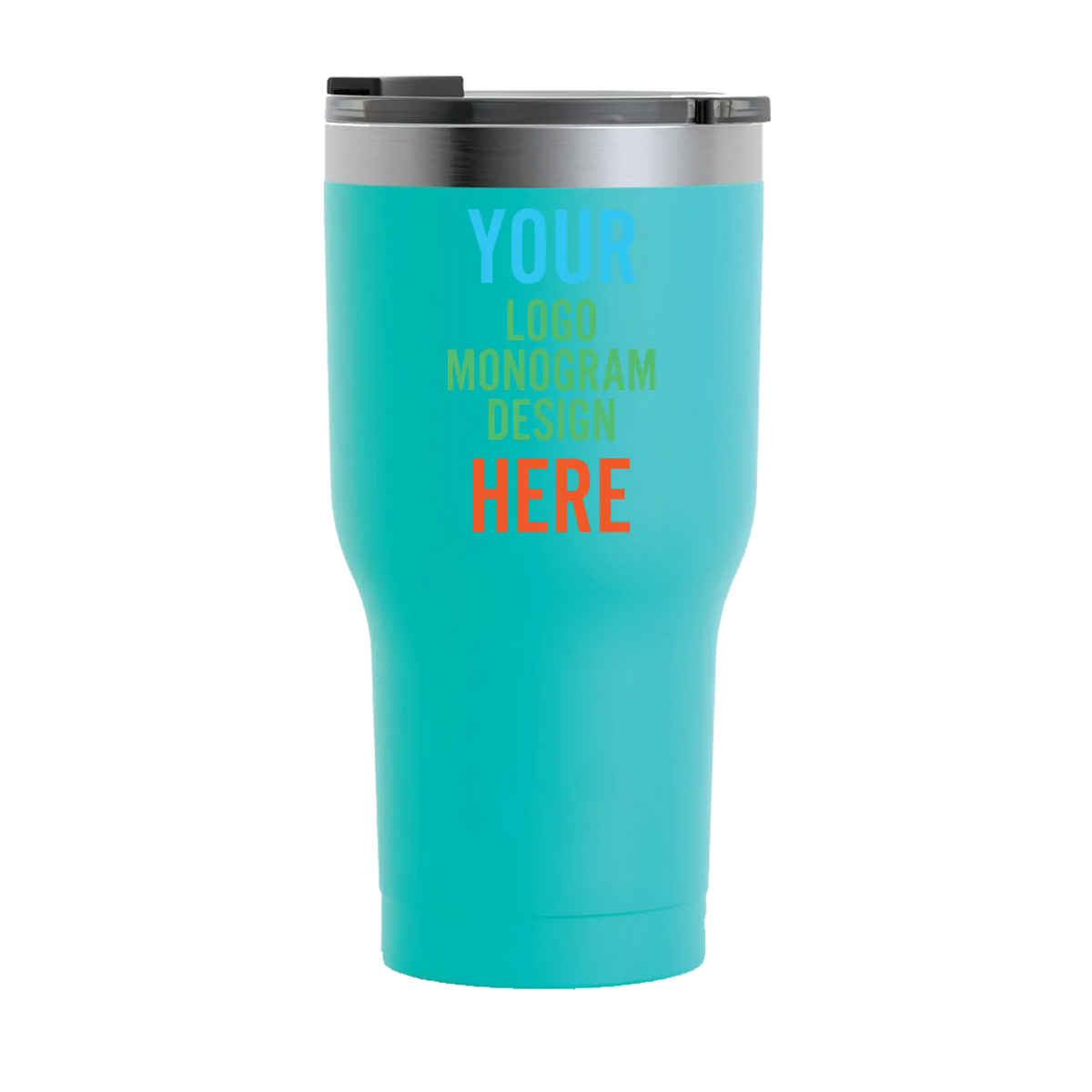 Personalized RTIC 20 oz Tumbler - Matte Teal | Iconic Imprint