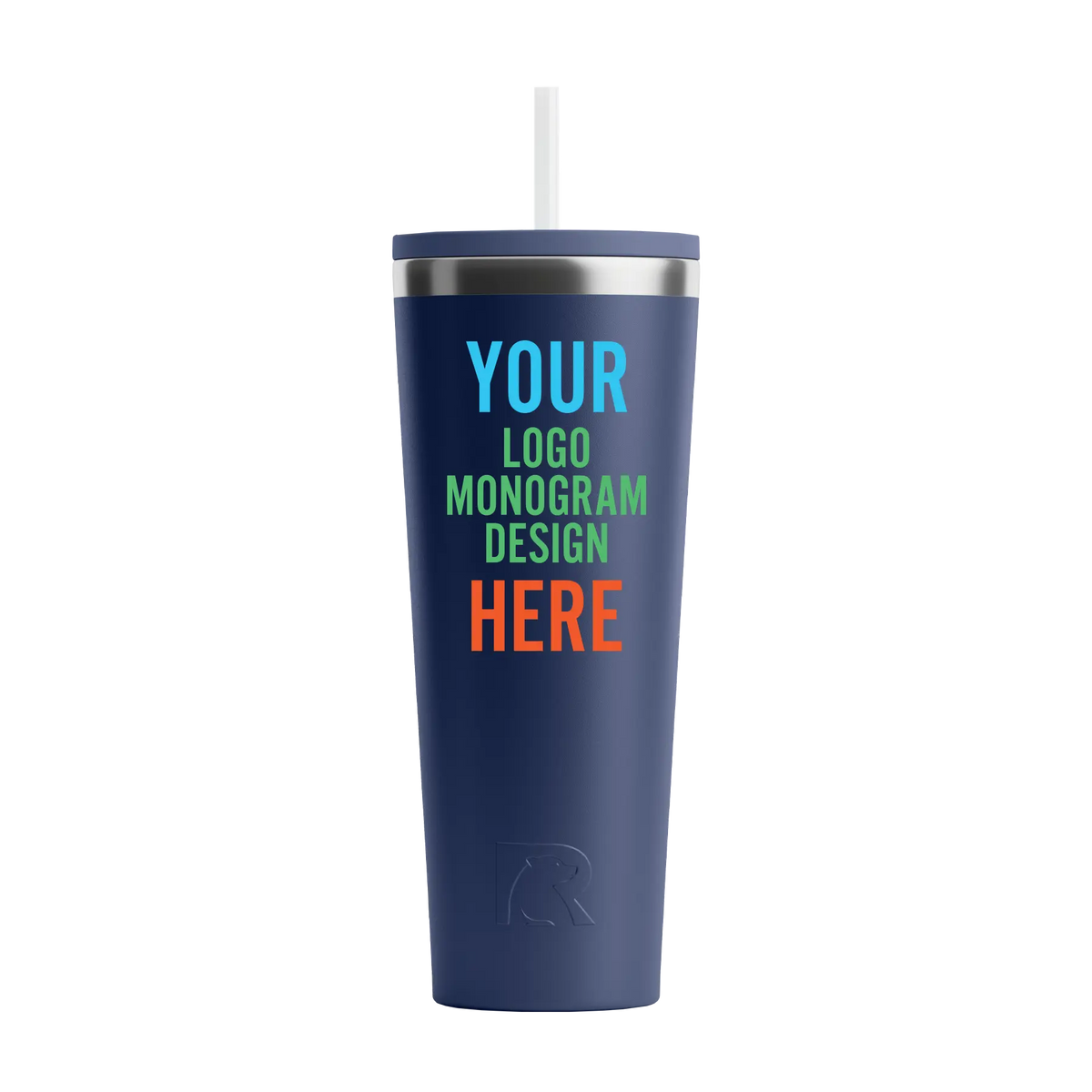 Personalized RTIC 28 oz Everyday Tumbler - Navy | Iconic Imprint