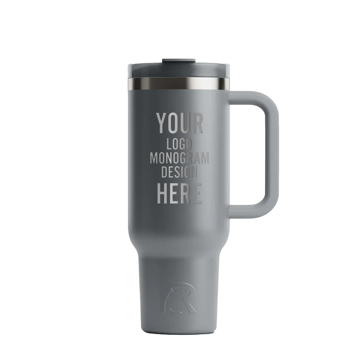 Personalized RTIC 30 oz Road Trip Tumbler - Fog | Iconic Imprint
