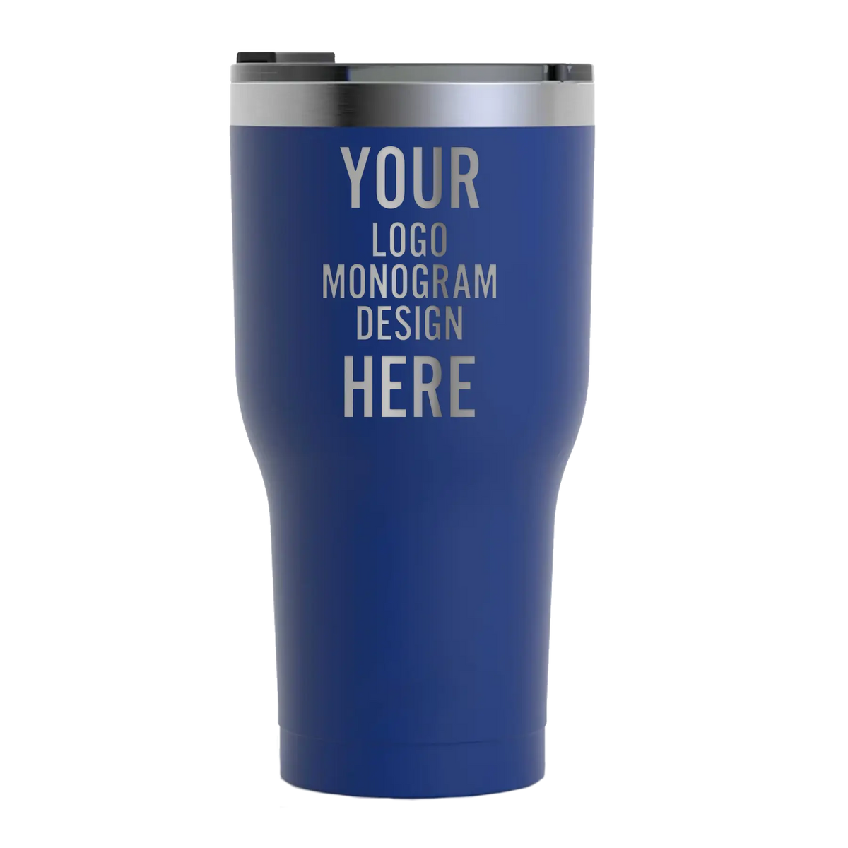 Personalized RTIC 30 oz Tumbler - Matte Gulf Blue | Iconic Imprint