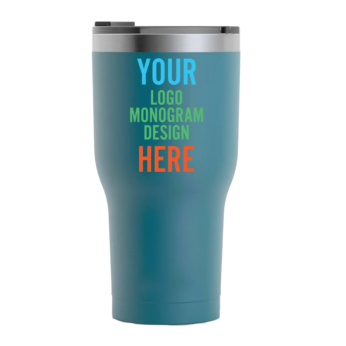 Personalized RTIC 30 oz Tumbler - Matte Deep Harbor | Iconic Imprint