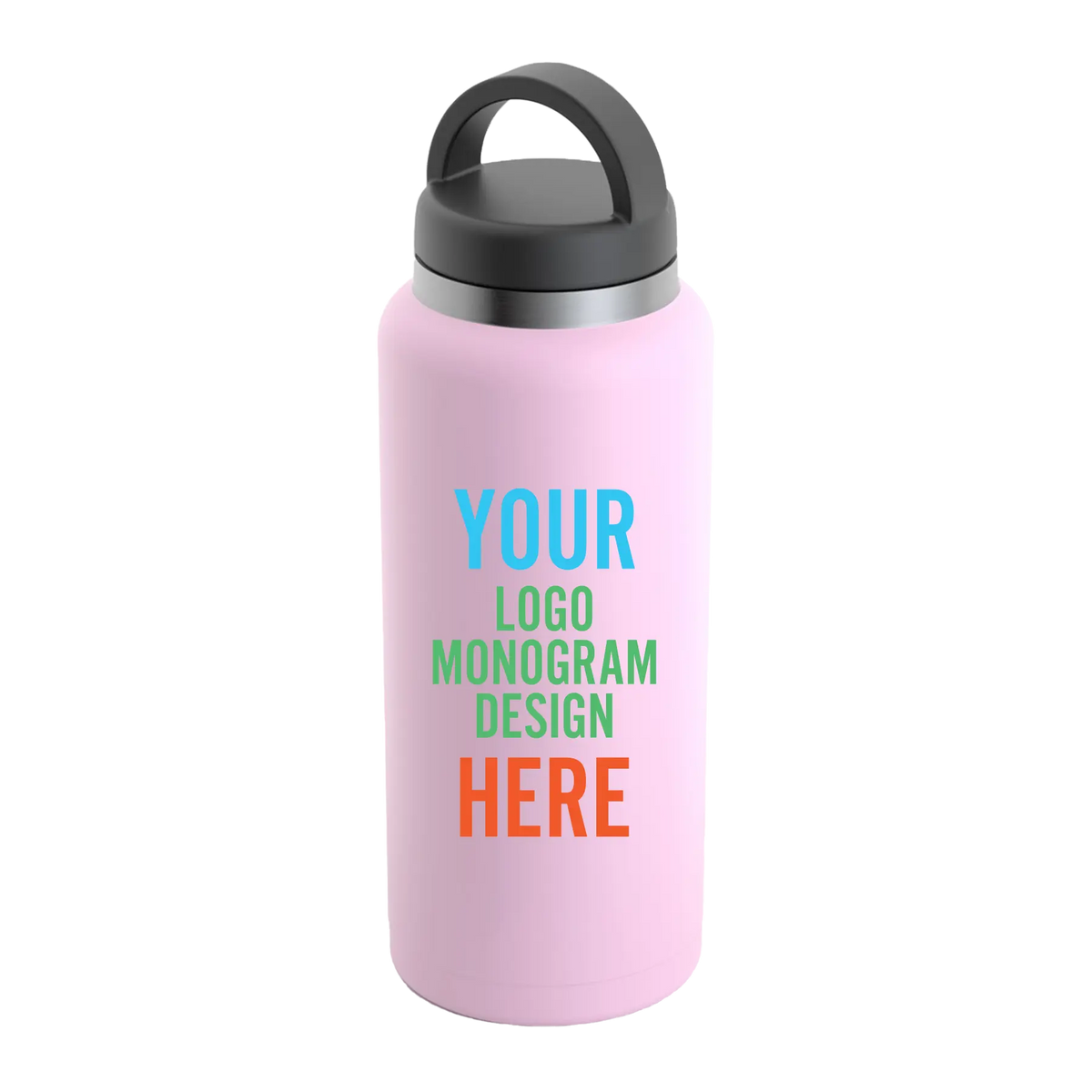Personalized RTIC 36 oz Bottle - Matte Flamingo | Iconic Imprint