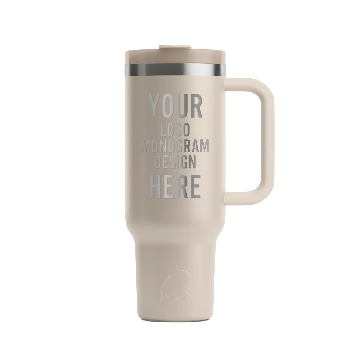 Personalized RTIC 40 oz Road Trip Tumbler - White | Iconic Imprint