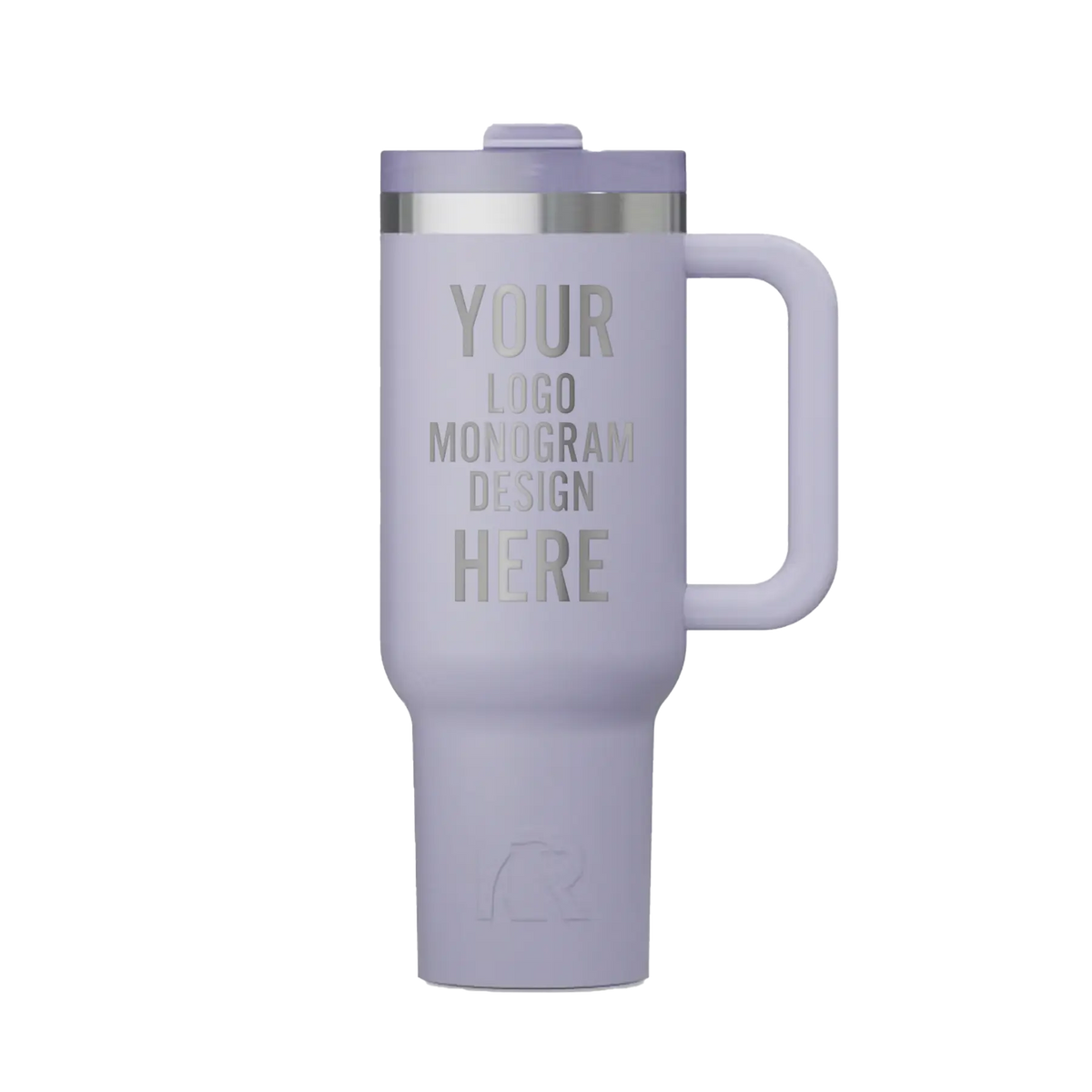 Personalized RTIC 40 oz Road Trip Tumbler - White | Iconic Imprint