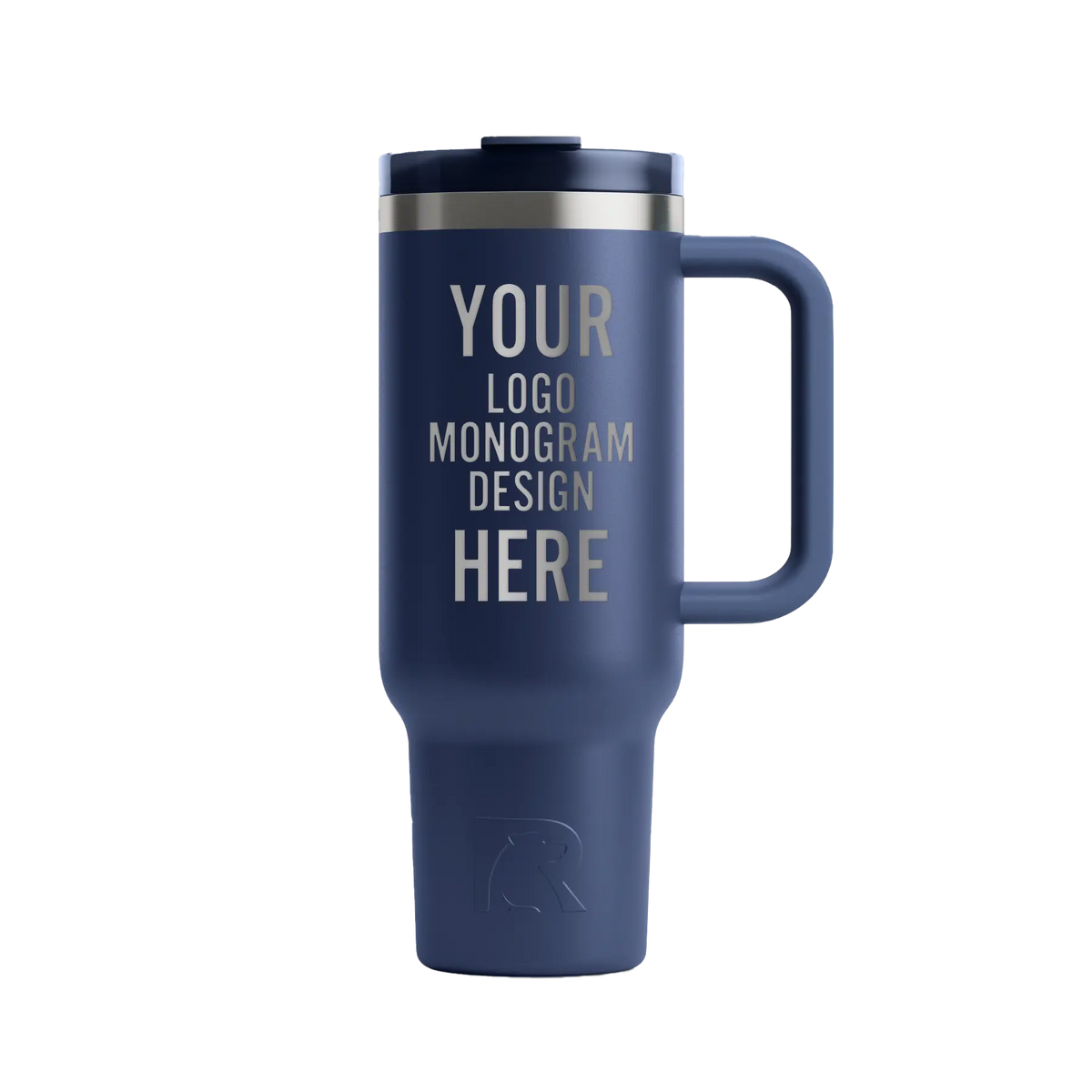 Personalized RTIC 40 oz Road Trip Tumbler - Navy | Iconic Imprint
