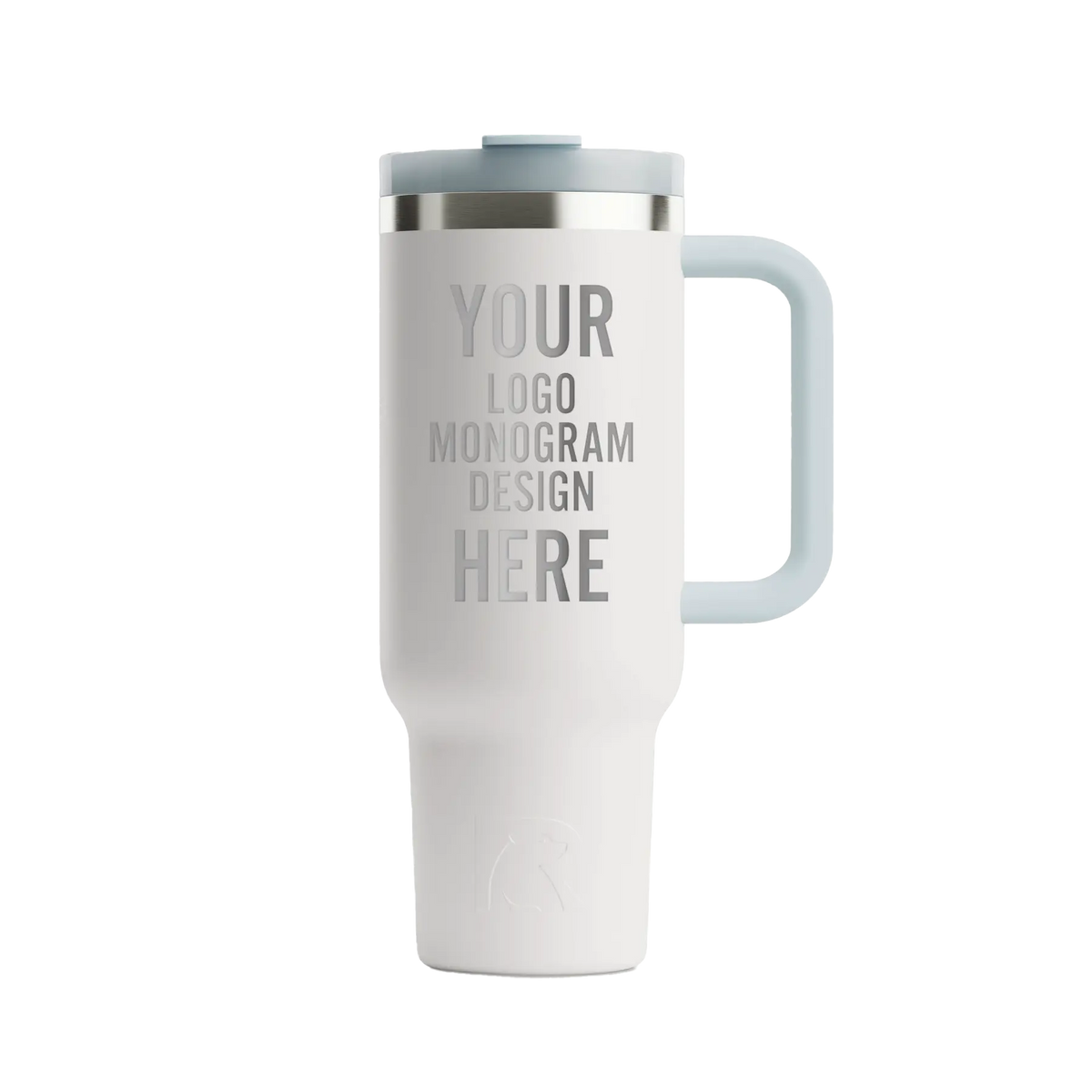 Personalized RTIC 40 oz Road Trip Tumbler - White | Iconic Imprint