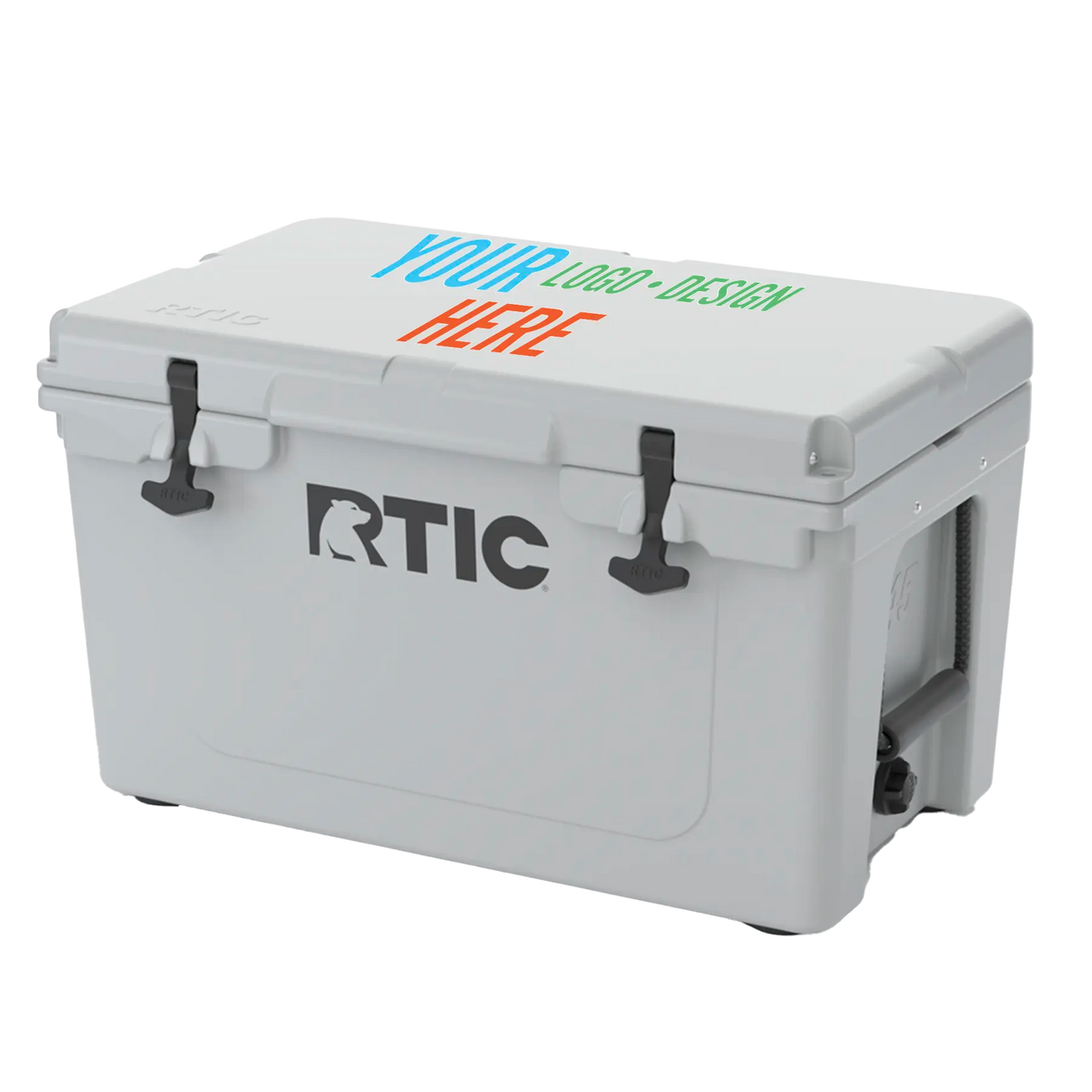 Personalized RTIC 45 qt Ultra-Tough Cooler - Grey | Iconic Imprint
