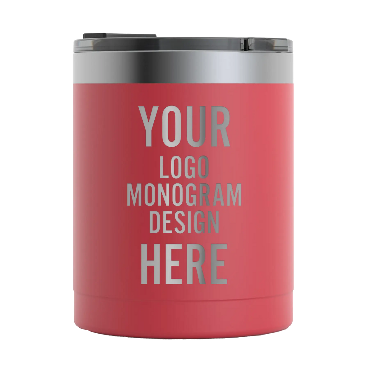 Personalized RTIC 12 oz Lowball Tumbler - Matte Brick | Iconic Imprint