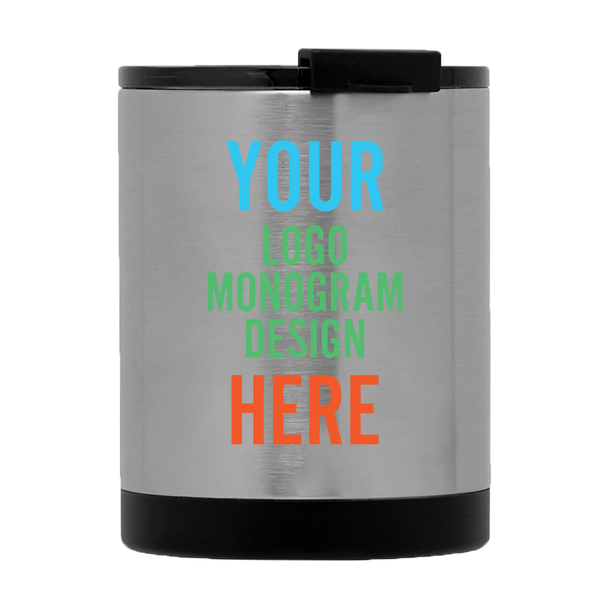 Personalized RTIC 12 oz Lowball Tumbler - Stainless | Iconic Imprint