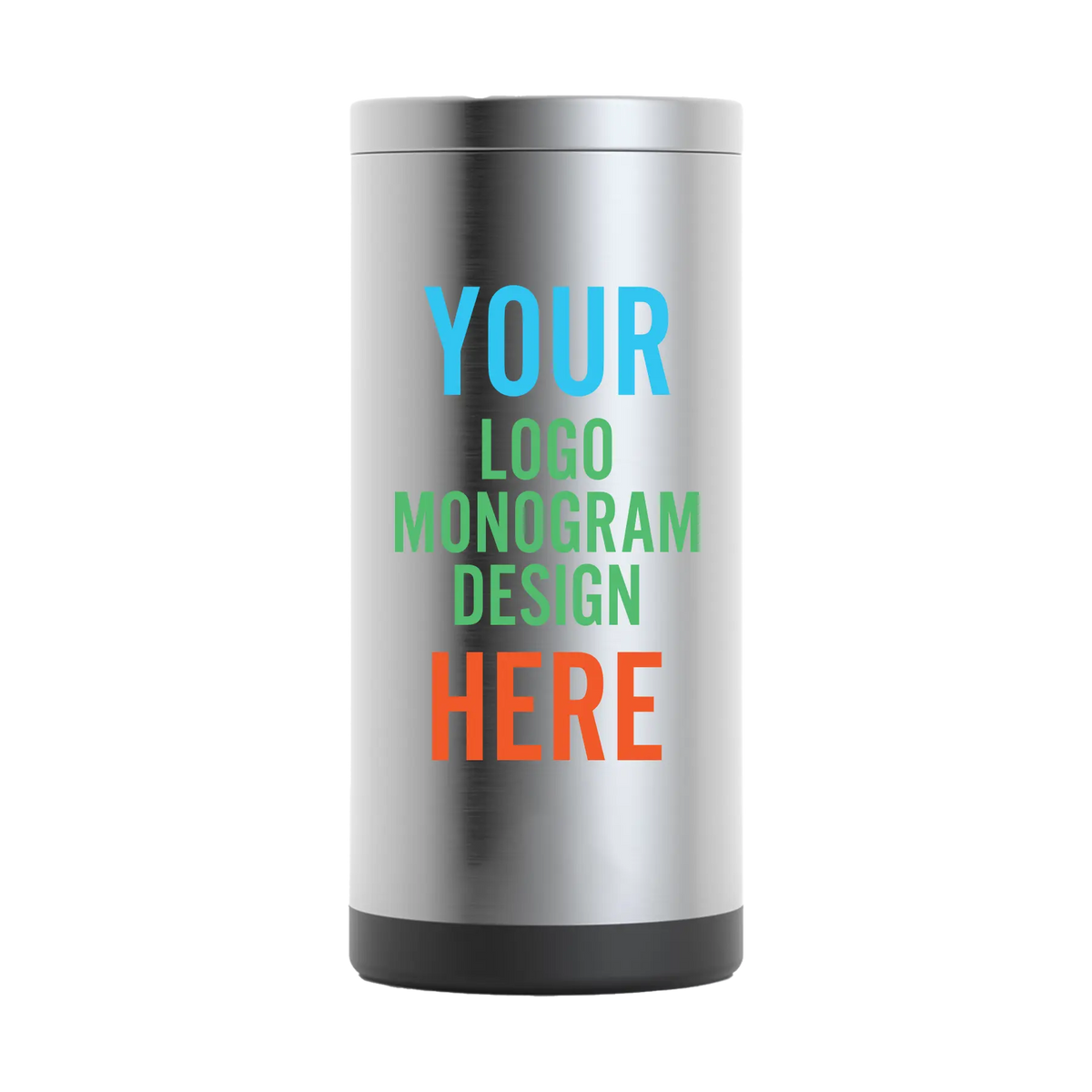 Personalized RTIC Skinny Can Cooler - Stainless | Iconic Imprint