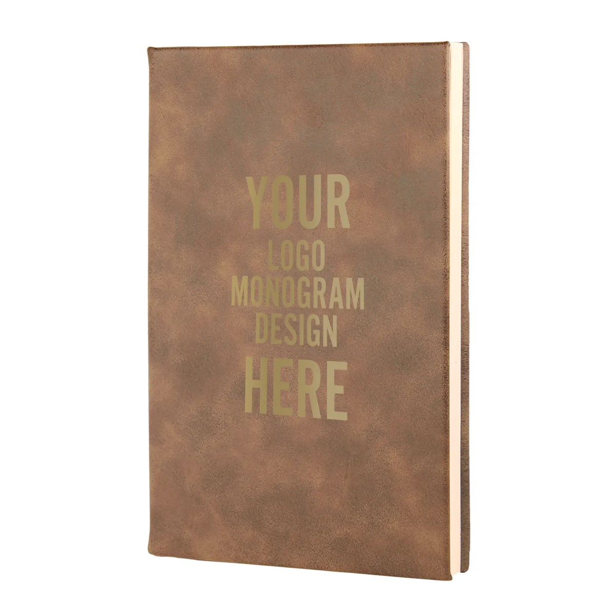 Personalized Leatherette Journal 5.25" x 8.25" (Lined Pages) - Rustic ...