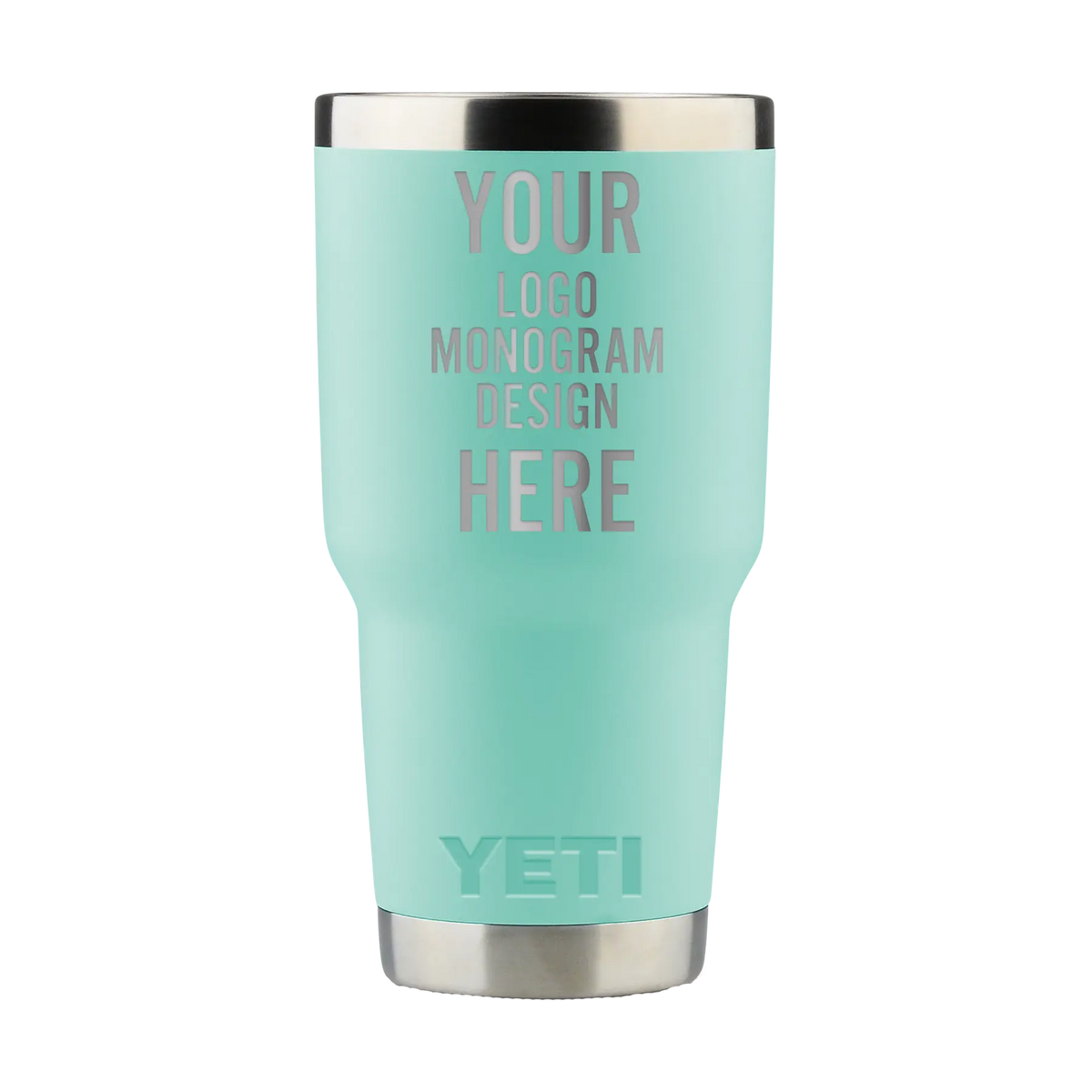 Personalized YETI Rambler 30 oz Tumbler - Seafoam | Iconic Imprint