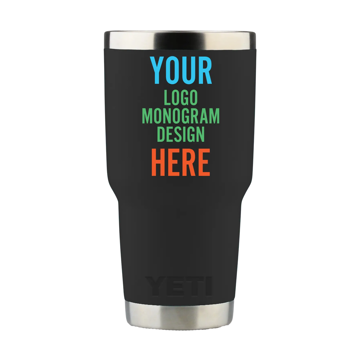 Personalized YETI Rambler 30 oz Tumbler - Black | Iconic Imprint