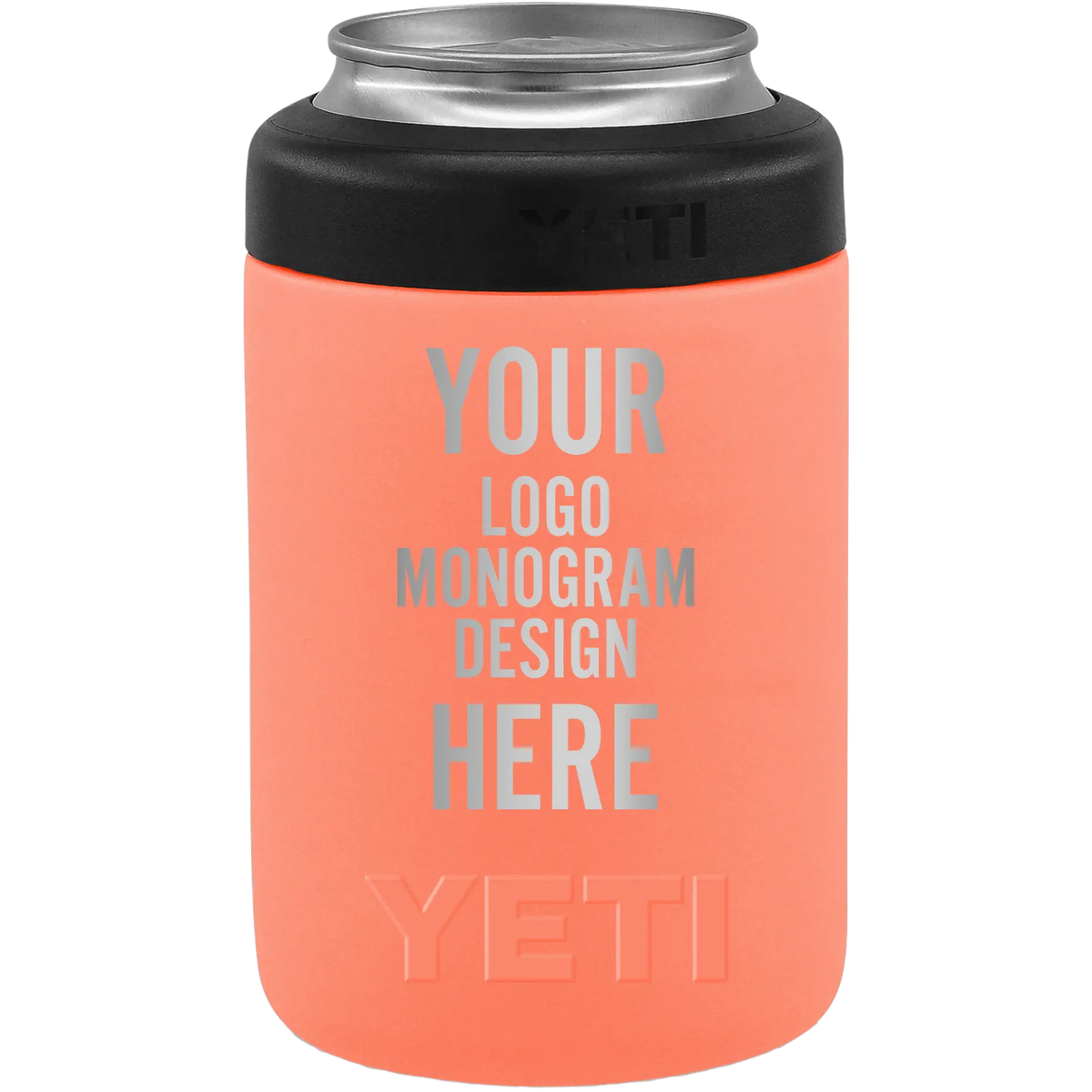 Personalized YETI Rambler 12 oz Colster - Coral | Iconic Imprint